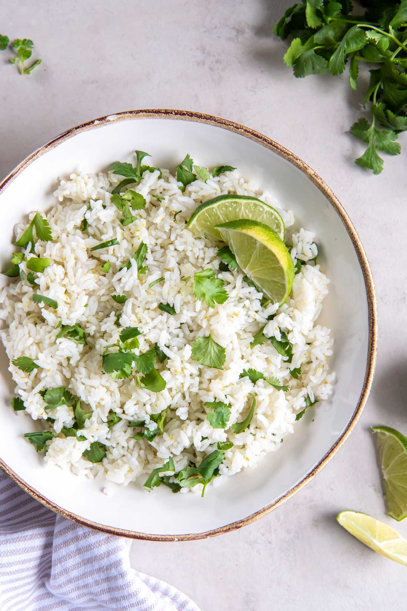 Cilantro Lime Rice - Kristine's Kitchen