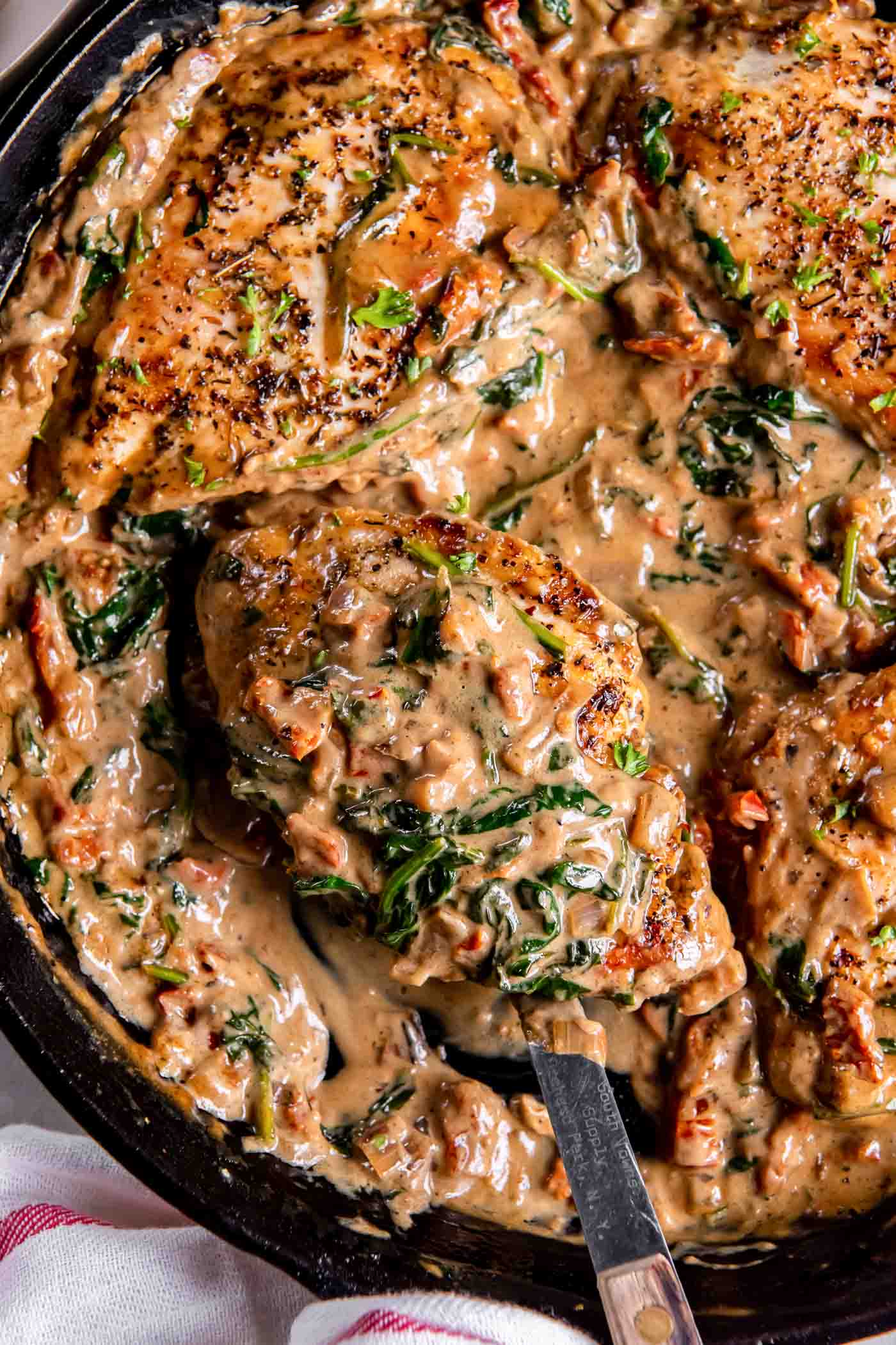 Creamy Tuscan Chicken Recipe - Kristine's Kitchen