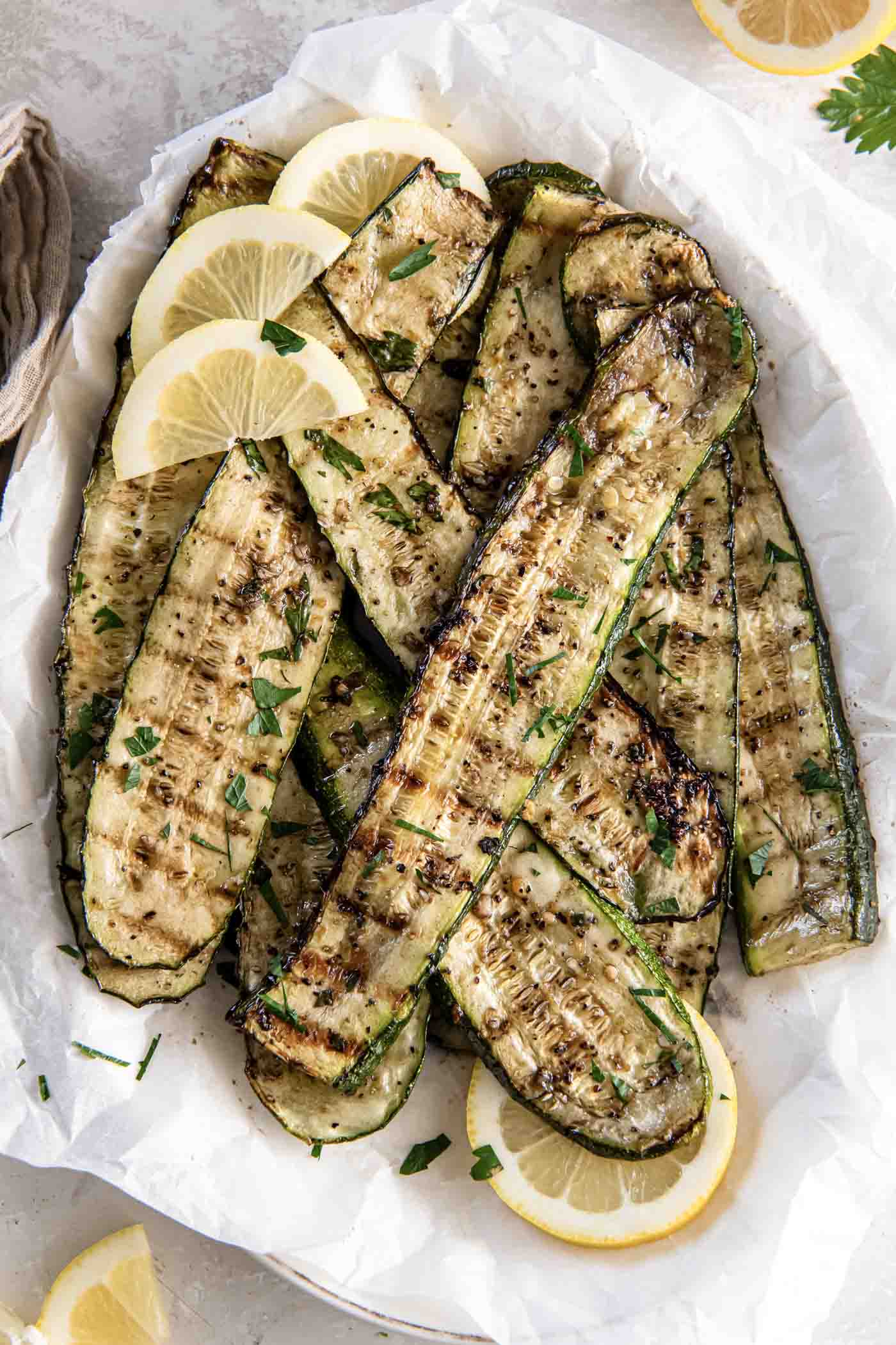 Grilled Zucchini Recipe - Kristine's Kitchen