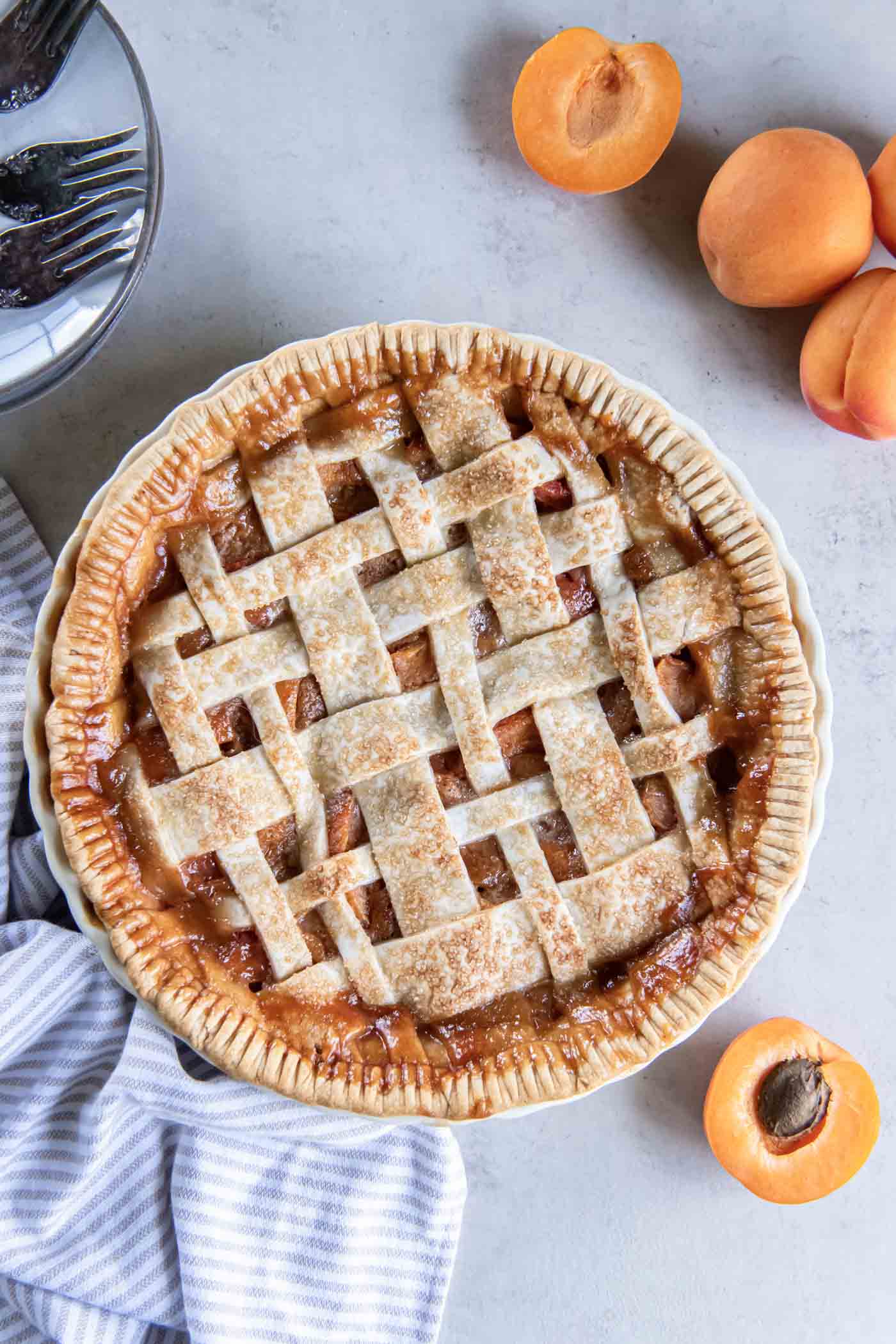 Apricot Pie Recipe - Kristine's Kitchen