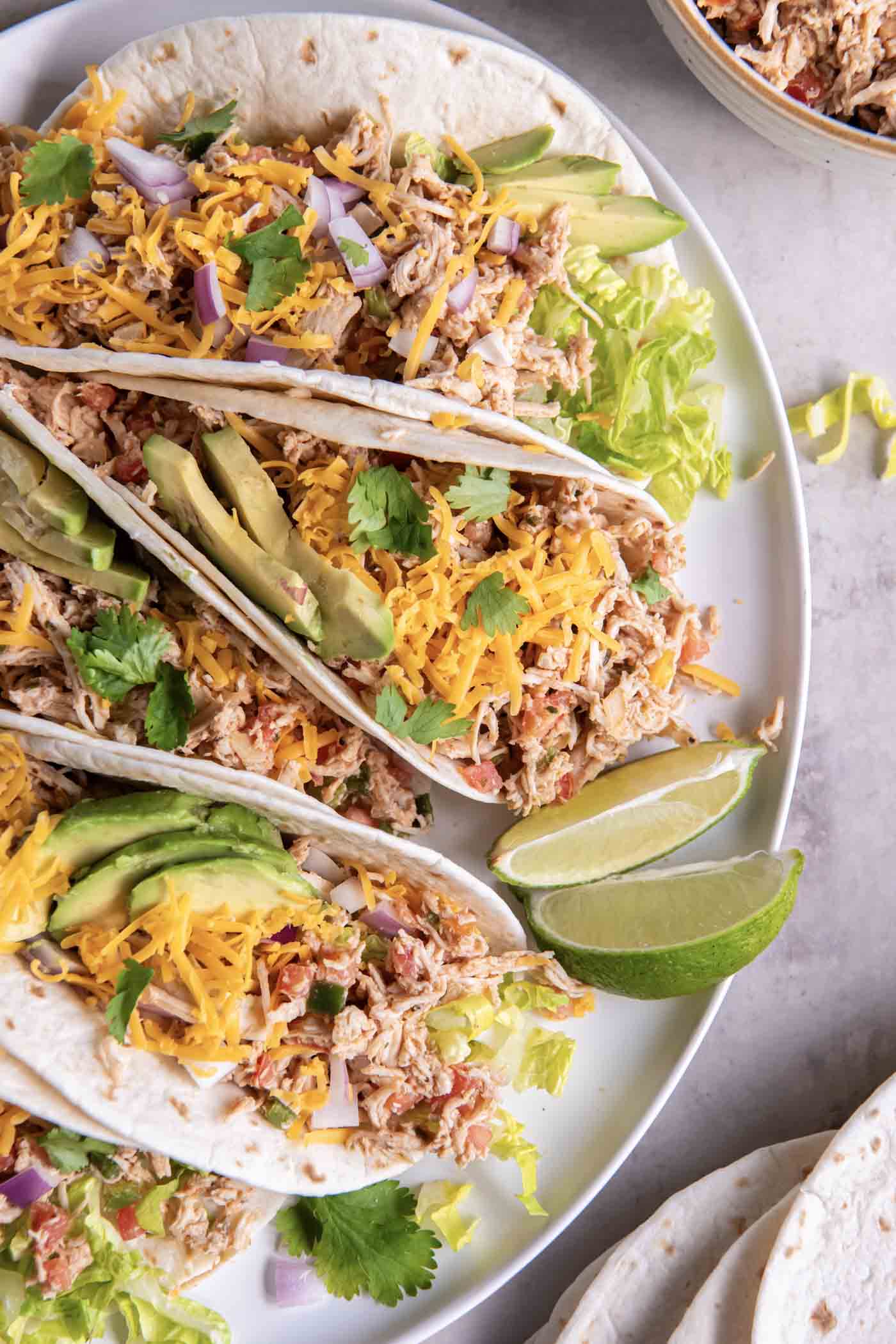 Shredded Chicken Tacos Recipe - Kristine's Kitchen