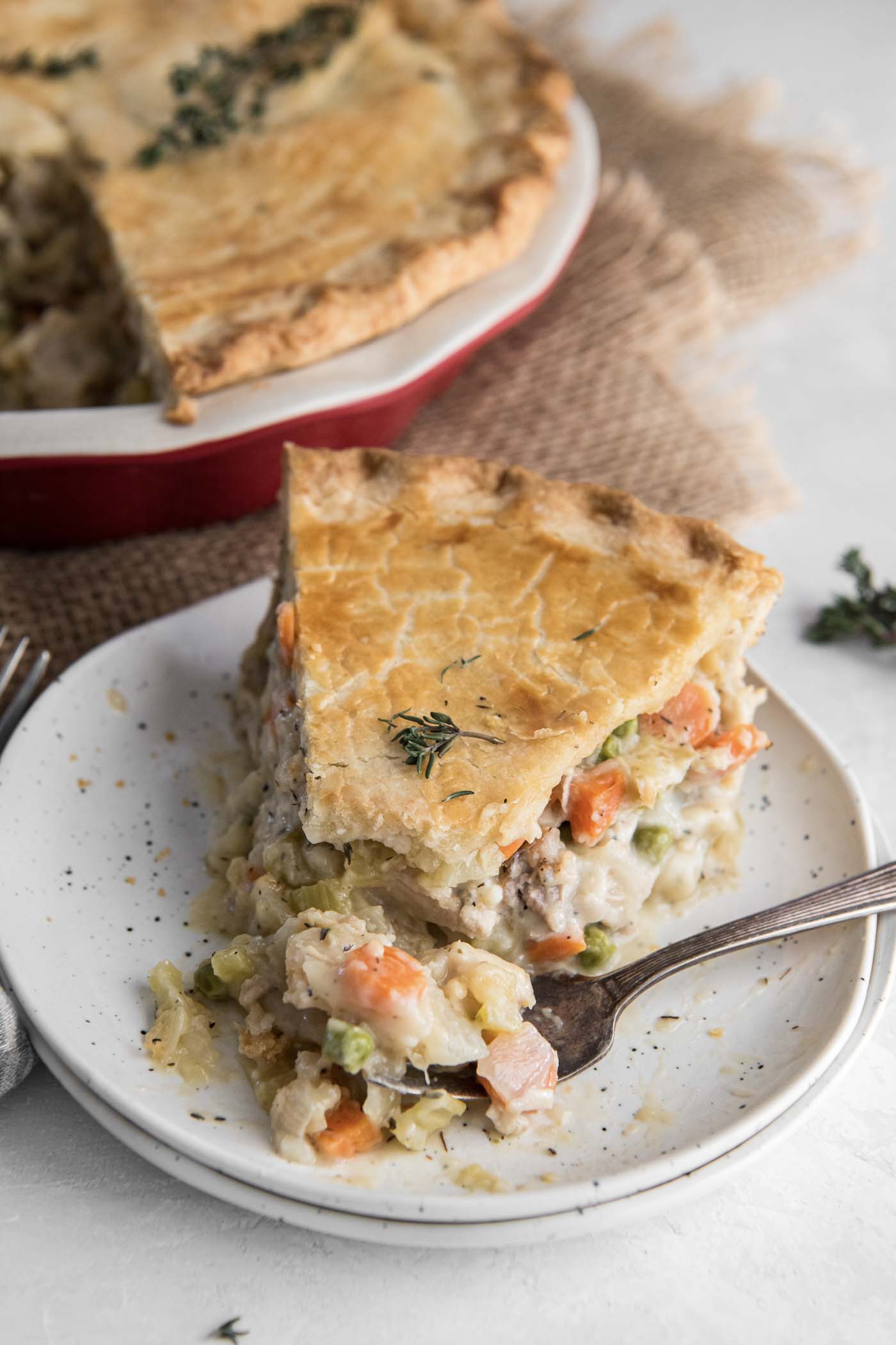 Turkey Pot Pie Recipe - Kristine's Kitchen