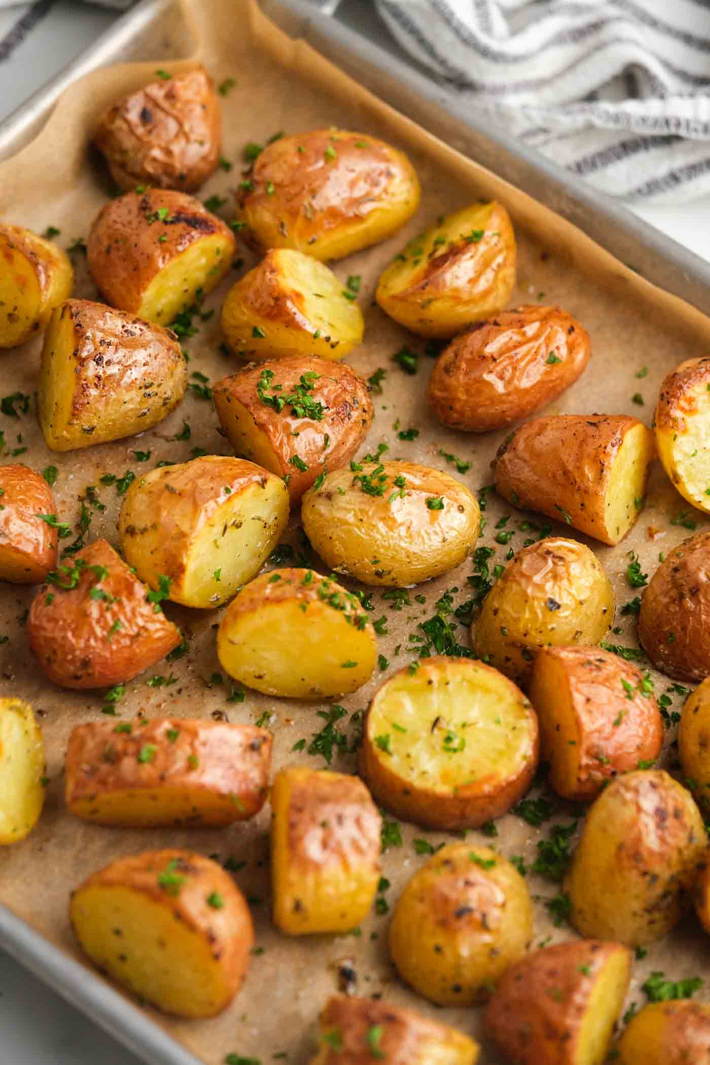 Easy Oven Roasted Potatoes Recipe - Kristine's Kitchen