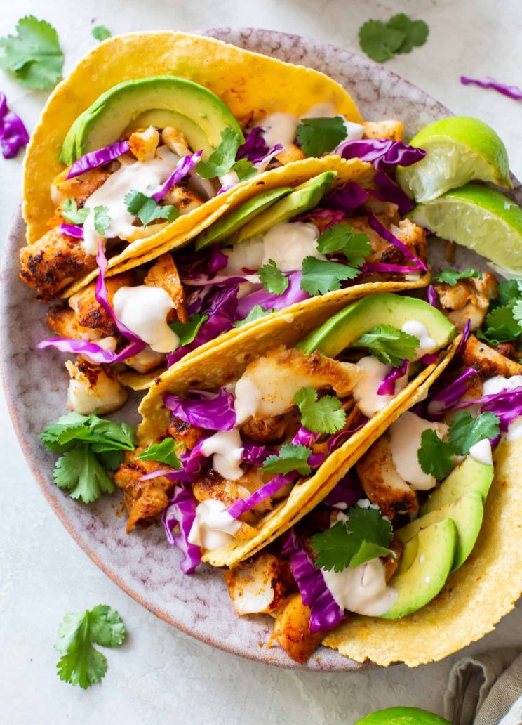 Easy Fish Tacos Recipe - Kristine's Kitchen